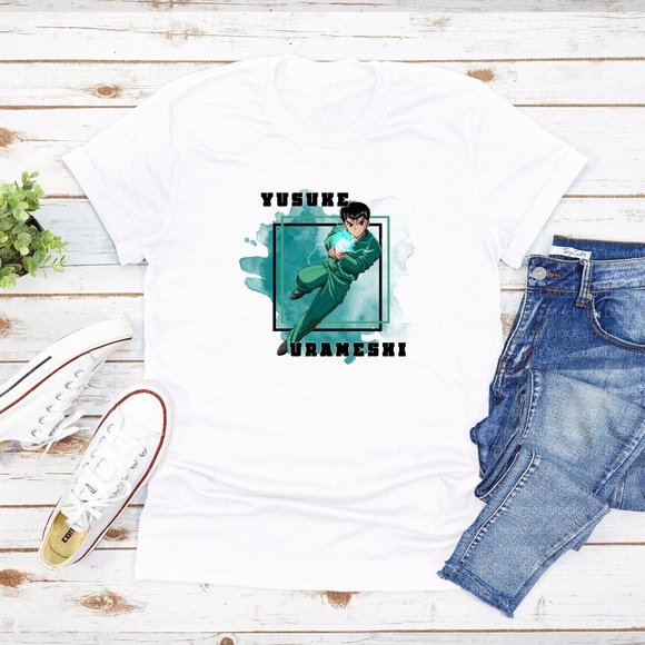 Gildan | Shirts | Yusuke Urameshi Anime Tshirt | Poshmark